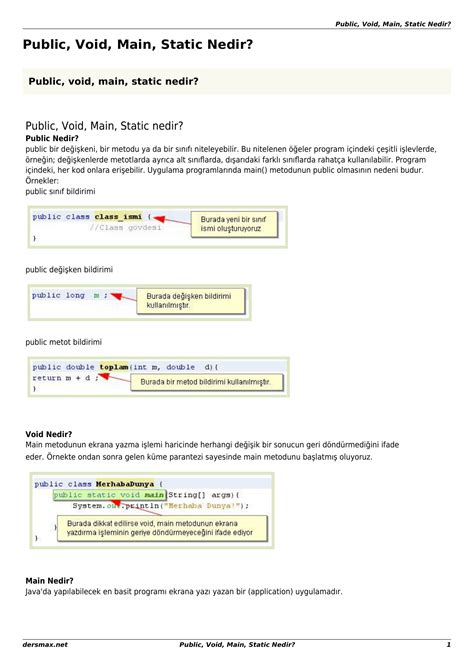 Explain Public Static Void Main In Java