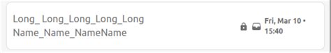 Sender Name And Date Wrapping Problems Within The Conversation View