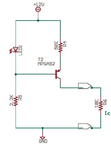 Constant Current Source Schematic