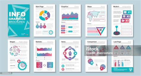 Templat Desain Visualisasi Data Visualisasi Data Infografis Dapat Digunakan Untuk Grafik Info