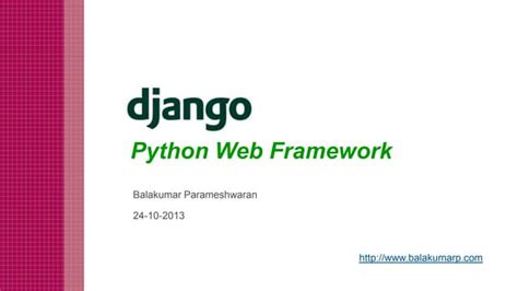 Django Ppt Pptx
