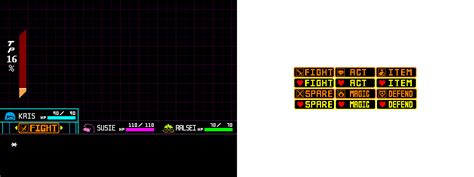 Deltarune With Undertale Styled Buttons By Souptaels On Deviantart