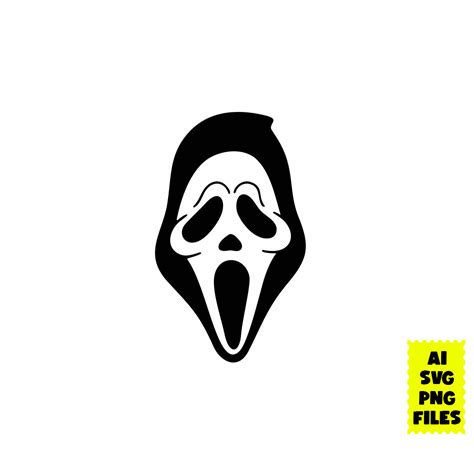 Ghost Face Svg Ghost Svg Heart Svg Halloween Svg Valenti Inspire