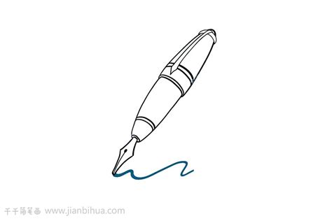 钢笔简笔画怎么画 学习用品简笔画