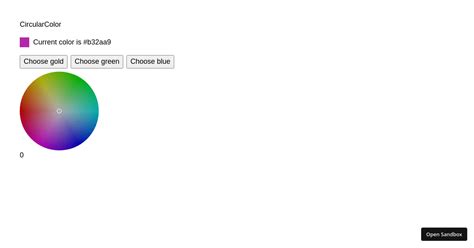 React Colorful Demo Forked Codesandbox