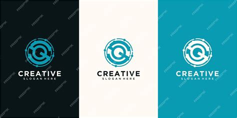 Premium Vector Initial Letter Qs Logo Design Vector Template Digital Abstract Circle Qs