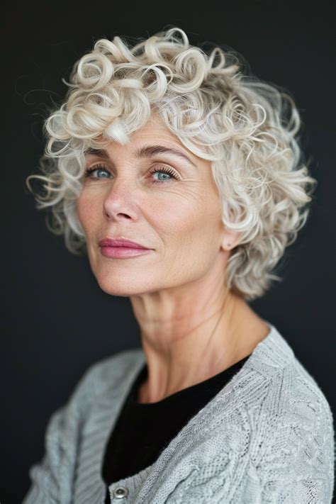 54 Gorgeous Curly Hairstyles For Women Over 70 Curly Hair Styles