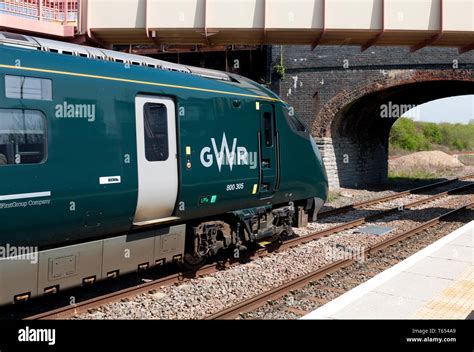 Gwr Class 800 Iet Train At Honeybourne Railway Station Worcestershire