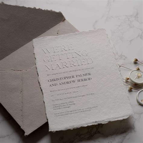 Embossed Collection Soon To Be Wed