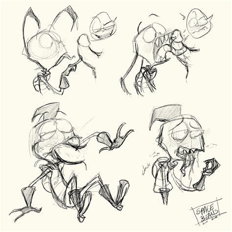 Post Dib Membrane Invader Zim Irken Zim