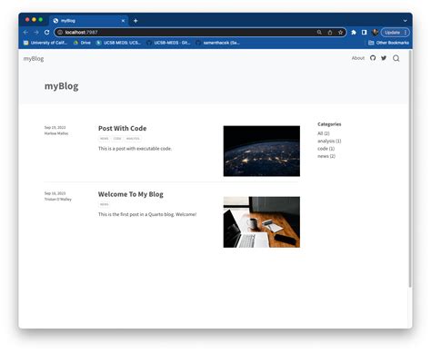 Adding A Blog To Your Existing Quarto Website Sam Shanny Csik