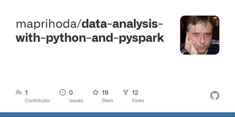 Github Maprihodadata Analysis With Python And Pyspark