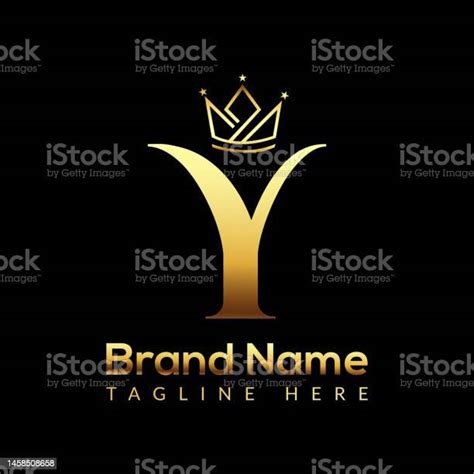 문자 Y 템플릿에 크라운 로고입니다 Y 문자에 크라운 로고 초기 크라운 기호 개념 템플릿 0명에 대한 스톡 벡터 아트 및 기타