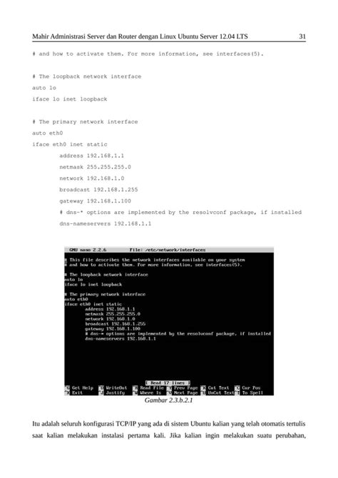 mahir administrasi server dan router ubuntu server pdf
