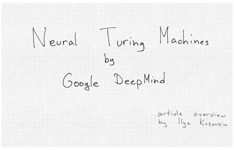 Neural Turing Machines Ppt