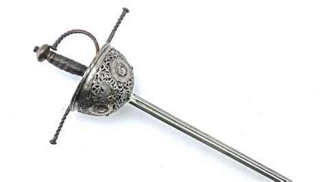 Fine Spanish Cup Hilt Rapier Ref X3407 West Street Antiques