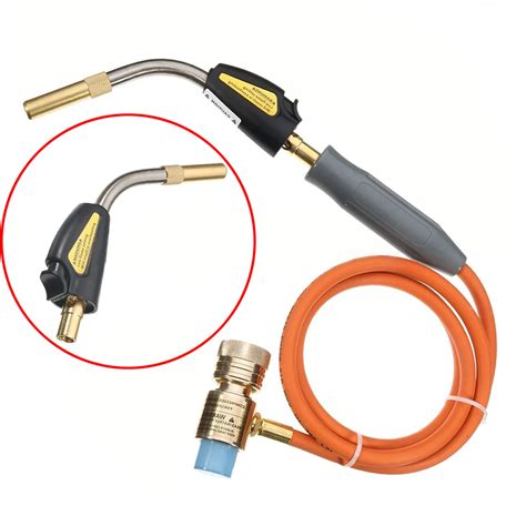 High Quality Gas Self Ignition Turbo Torch With Hose Solder Propane Welding Torch For Plumbing