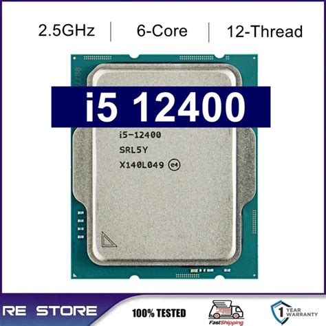 Core Baru I5 12400 I5 12400 6 Core 12 Thread Cpu Prosesor 08 31 2023