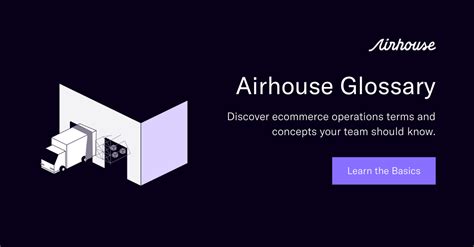 Airhouse Glossary Ecommerce Fulfillment Terms And Concepts