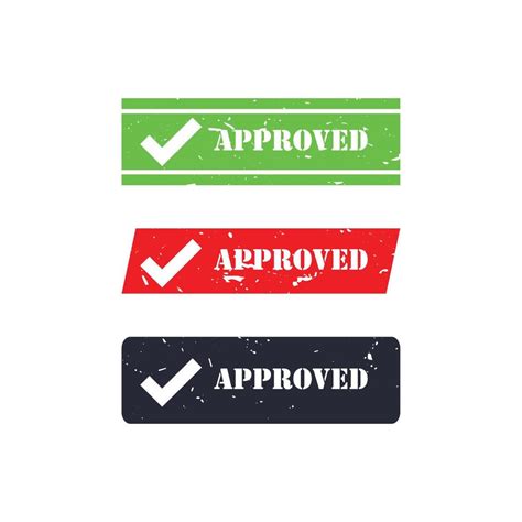 Approved Verified Accepted Passed Failed Organic Original And Rejected