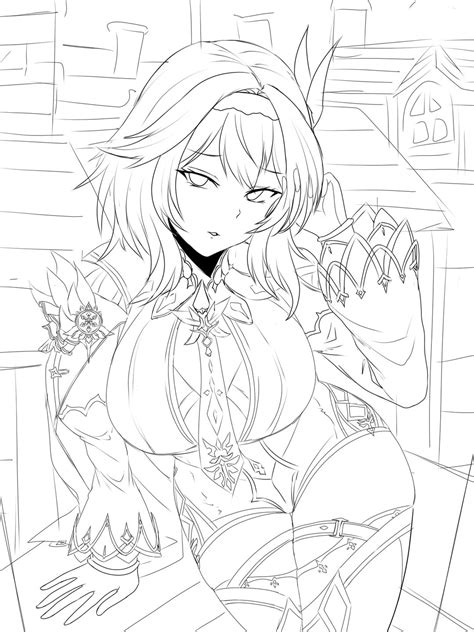 Wip Of Eula Rgenshinimpact