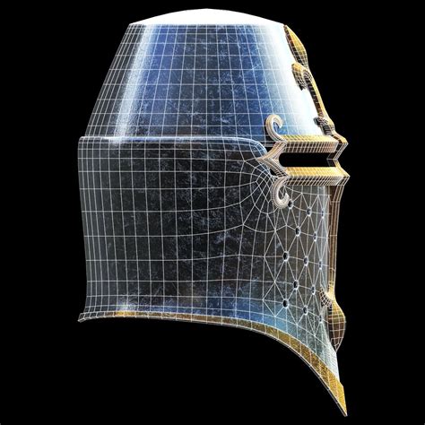 Crusader Helmet 3d Model 29 Max Fbx Obj Free3d