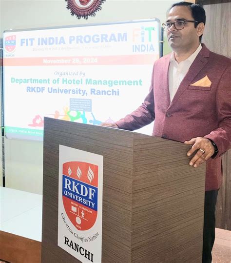 Dr Pankaj Chatterjee On Linkedin Keynote Speaker Today During Fit