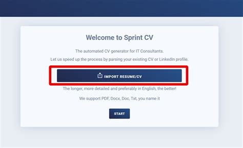 How To Generate A CV In A Few Clicks