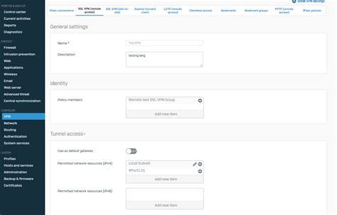 XG Firewall Remote Access VPN Ping From Server To Client And Vice Versa Discussions Sophos