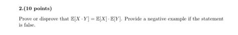 solved 2 10 ﻿points prove or disprove that