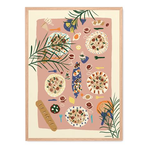 Festive Table Poster Posteraart