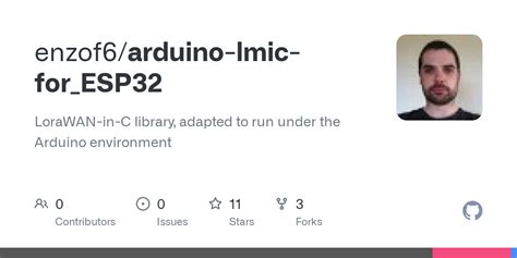 GitHub Enzof Arduino Lmic For ESP LoraWAN In C Library Adapted To Run Under The Arduino