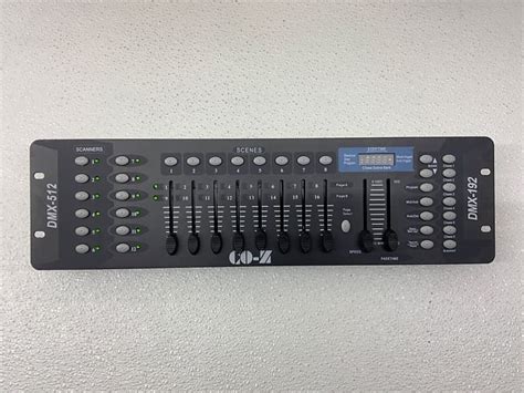 Co Z 192 Dmx 512 Stage Dj Light Controller Lighting Mixer Reverb