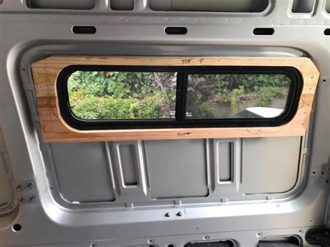 Building The Window Frame Diy Sprinter Van Conversion Artofit