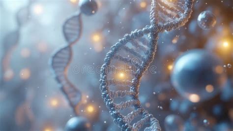 Exploring The Complex World Of Dna And Genetic Research Stock Image