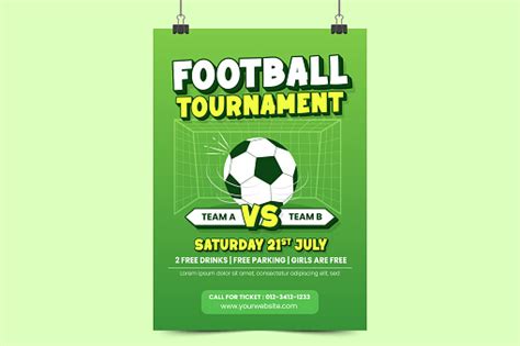 축구 토너먼트 스포츠 이벤트 포스터 또는 전단지 디자인 템플릿 간단하고 우아한 디자인 Championship에 대한 스톡 벡터 아트 및 기타 이미지