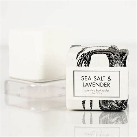 Formulary 55 Sea Salt And Lavender Bath Tablet Custom T Box