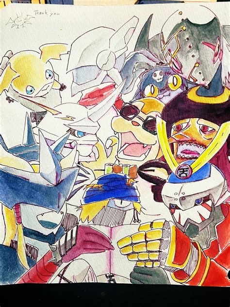 Apocalymon Baalmon Etemon Granddracumon Justimon Omegamon Patamon Picodevimon Susanoomon