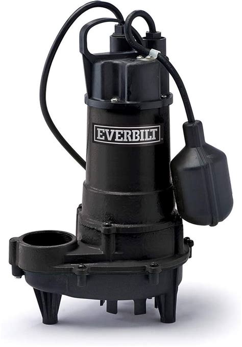 Everbilt 12 Hp Submersible Pre Plumbed Sewage Basin System The Smart