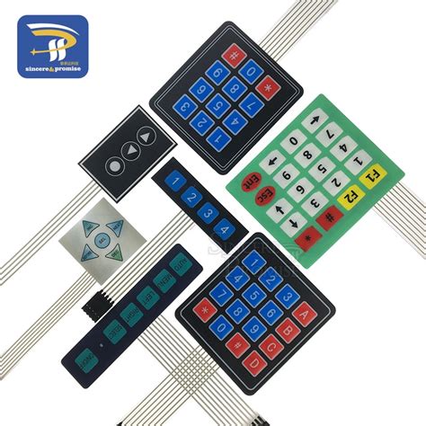 3 4 5 12 16 20 Key 44 Membrane Switch Keypad 1x4 1x6 3x4 4x4 45 Matrix Array Matrix Keyboard