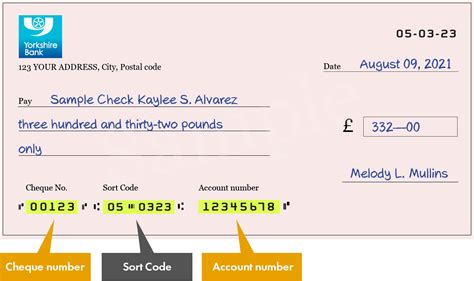 Sort Code 050323 Of Yorkshire Bank In Bradford