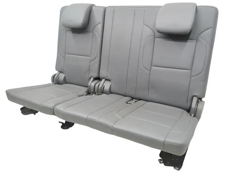 2015 2020 Chevy Tahoe Suburban 3rd Row Seat Gray Leather Manual