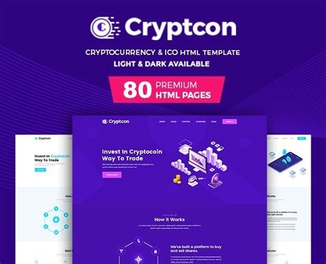 cryptcon ico and crypto html template templates coder