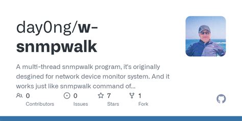 Github Day0ngw Snmpwalk A Multi Thread Snmpwalk Program Its Originally Desgined For