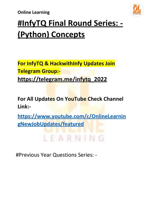 Infytq Final Round Series 3 Newdocx Docdroid