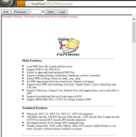 how to realize paging with spire pdfviewer for asp