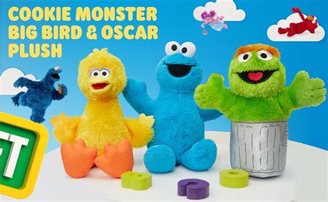 Sesame Street Friends Cookie Monster Big Bird And Oscar 8