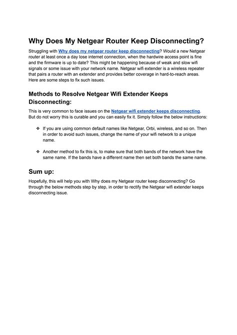 Why Does My Netgear Router Keep Disconnecting By Mayrajosephson Issuu