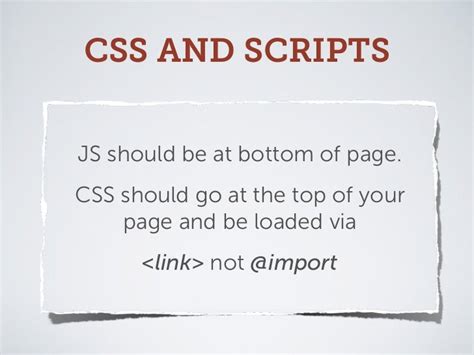 high performance front end development