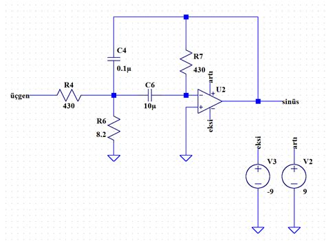 Ltspice Buffer Output Of Operational Amplifier Electrical
